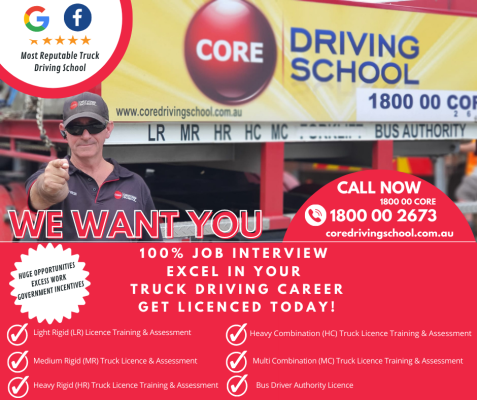 LR Licence | Light Rigid Licence Training | Core Driving School